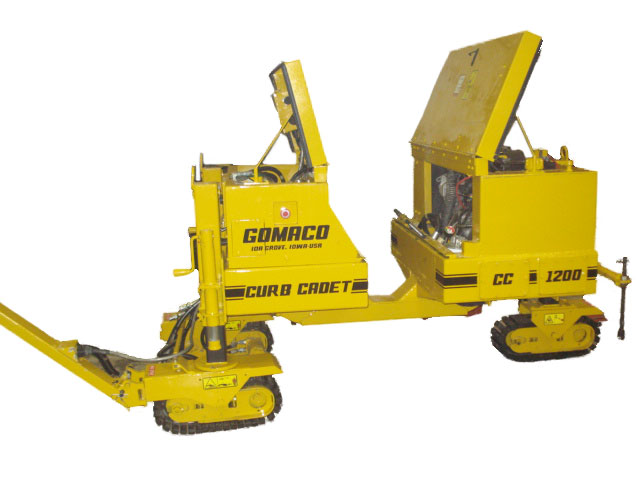 GOMACO, Manufacturer of Concrete Slipform Paving Equipment: Curb Cadet