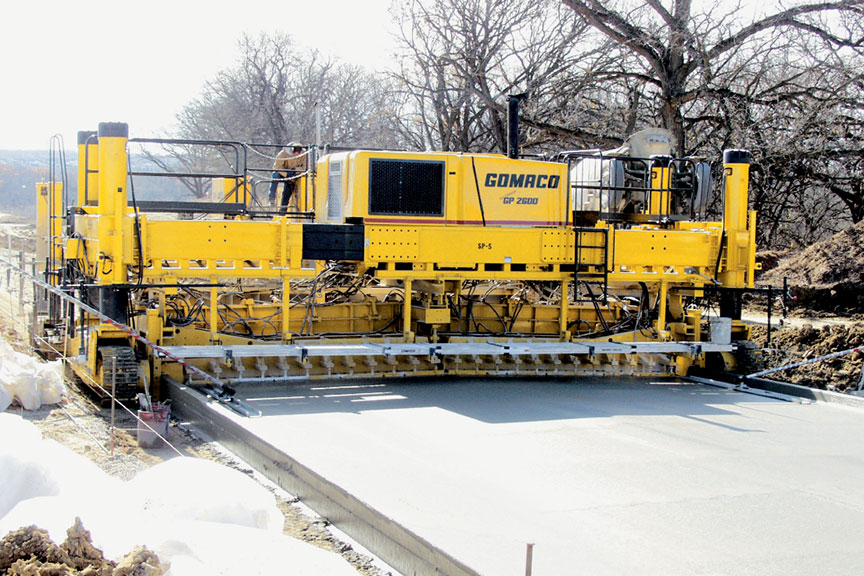 GOMACO, Manufacturer of Concrete Slipform Paving Equipment: GP-2600 Two ...
